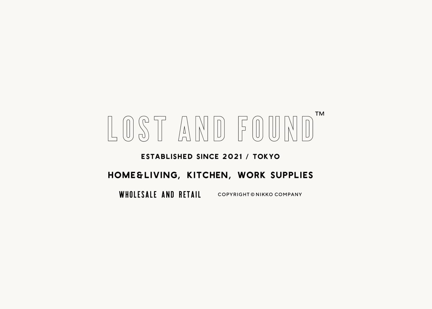 LOST AND FOUND TOKYO STORE 2周年イベント開催 – LOST AND FOUND 長く愛用したい日用品が見つかるお店