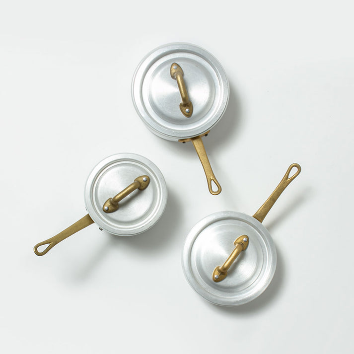 Ottinetti(オティネッティ) ミニソースパン片手・浅型 12cm 鍋・フライパン 片手鍋 ソースパン(アルミ) 片手鍋 – LOST AND FOUND 長く愛用したい日用品が見つかるお店